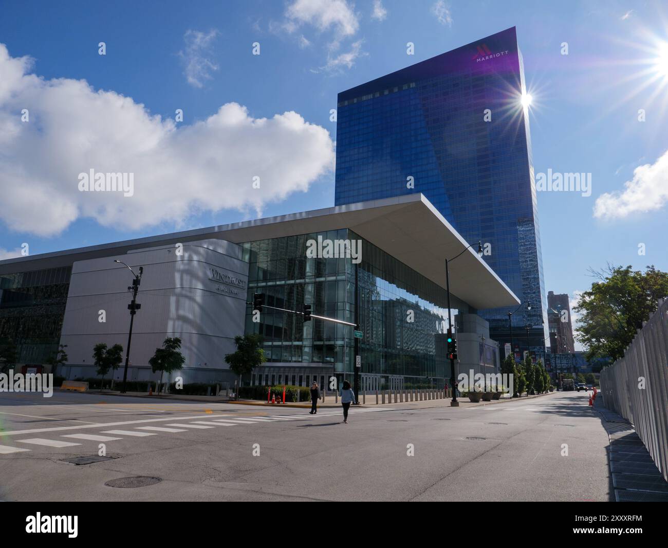 Wintrust Arena and Marriott Marquis, McCormick Place, Chicago, Illinois ...