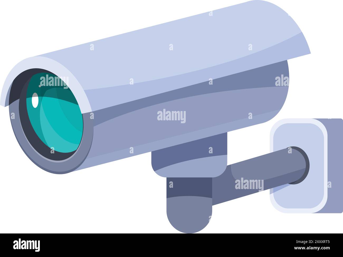 Modern security camera monitoring, providing protection and safety ...