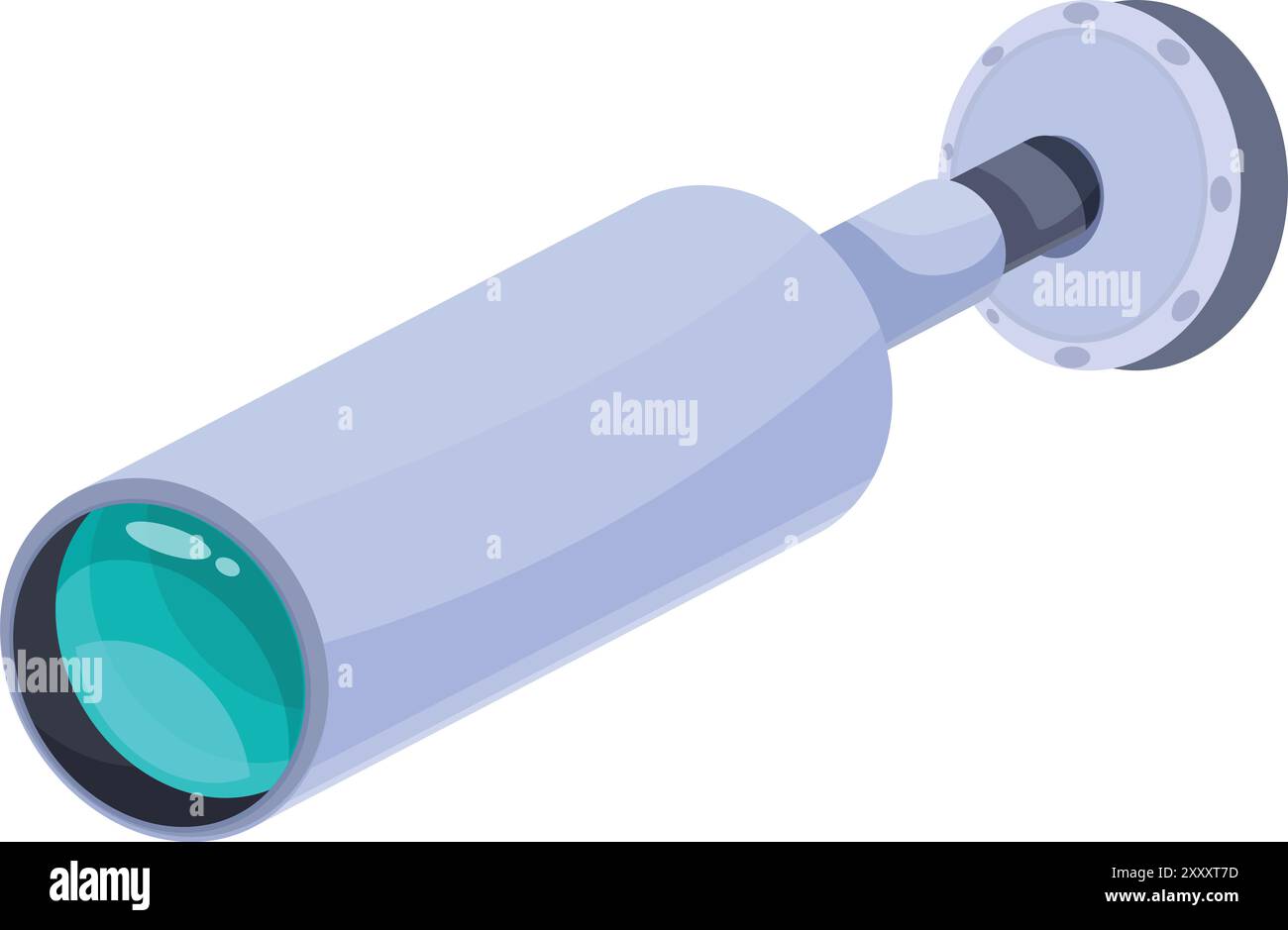 Modern Security Camera Observing Its Surroundings Ensuring Safety And