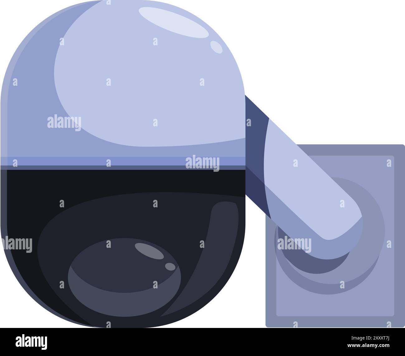 Modern security camera is recording footage for safety and surveillance ...