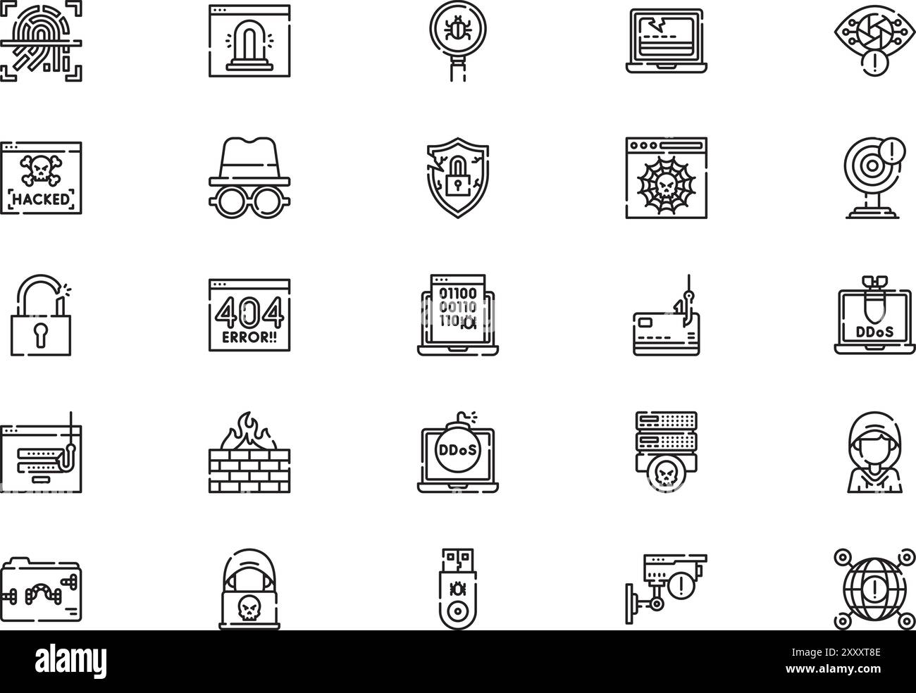 Hacked usb Stock Vector Images - Alamy