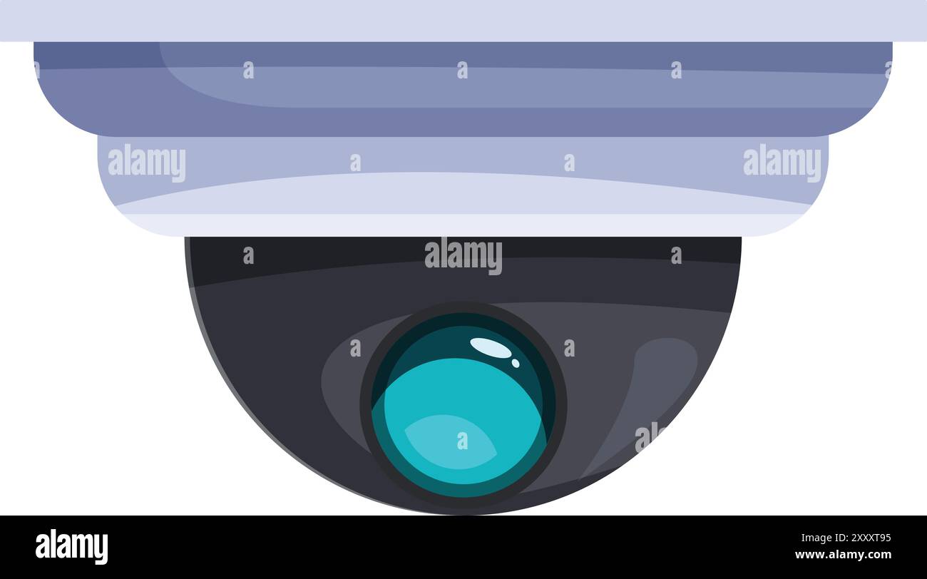 Modern security camera monitoring, providing safety and protection ...