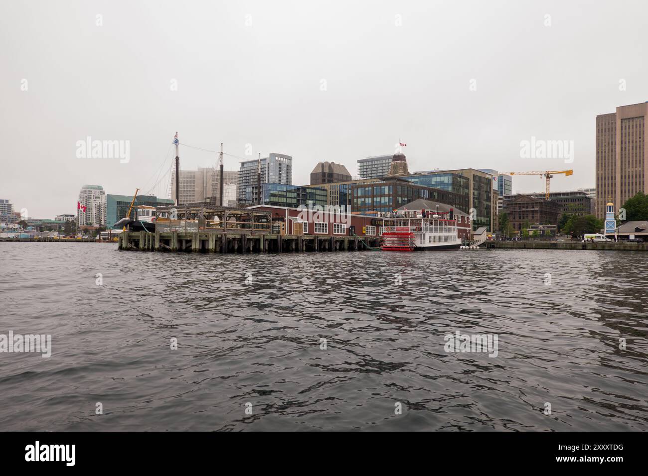 Halifax, NS, Canada - June 23, 2024: Halifax Waterfront with Murphy's ...