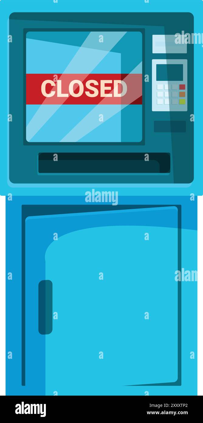 Empty atm machine screen Stock Vector Images - Alamy