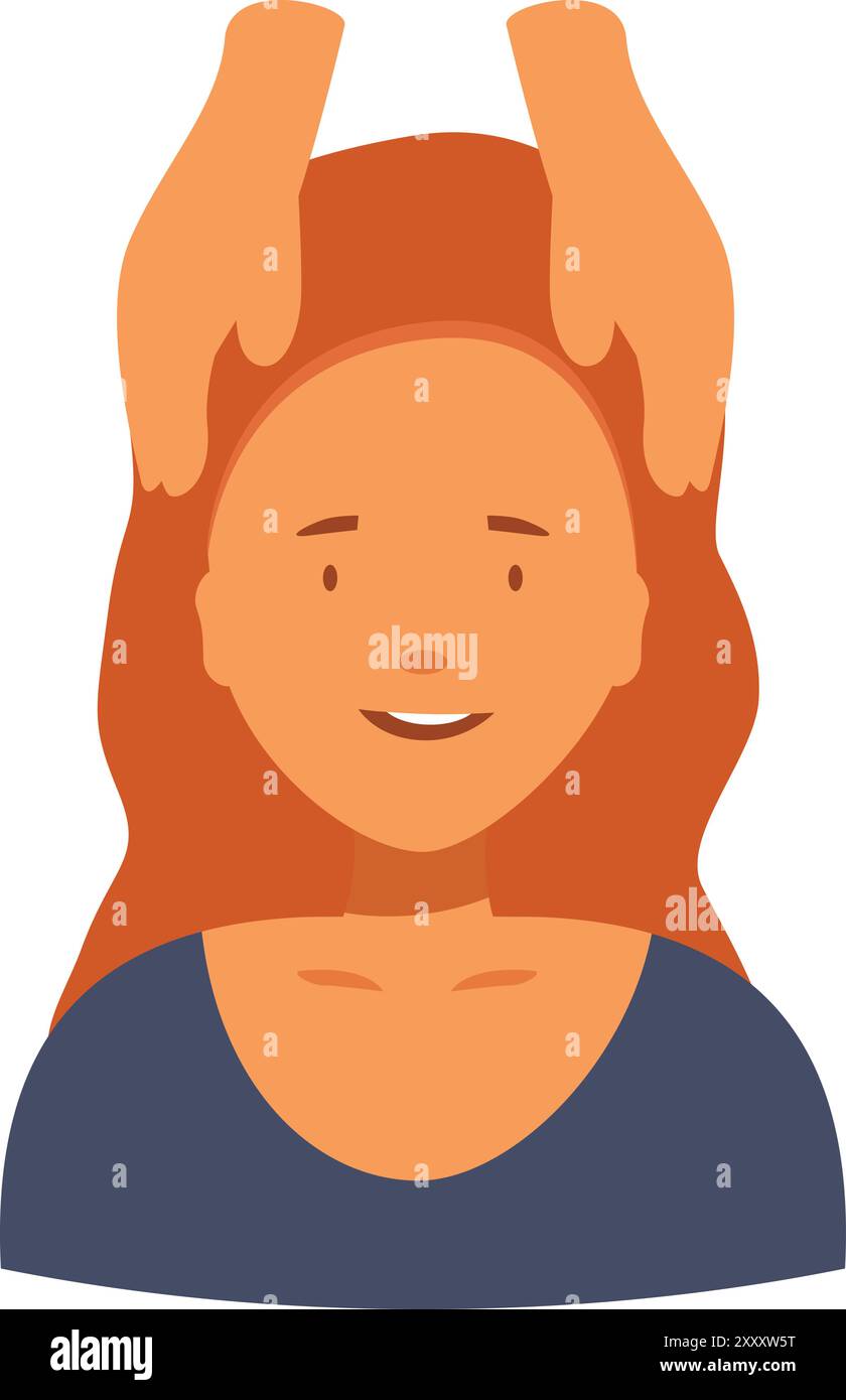 Therapist massaging female body Stock Vector Images - Alamy