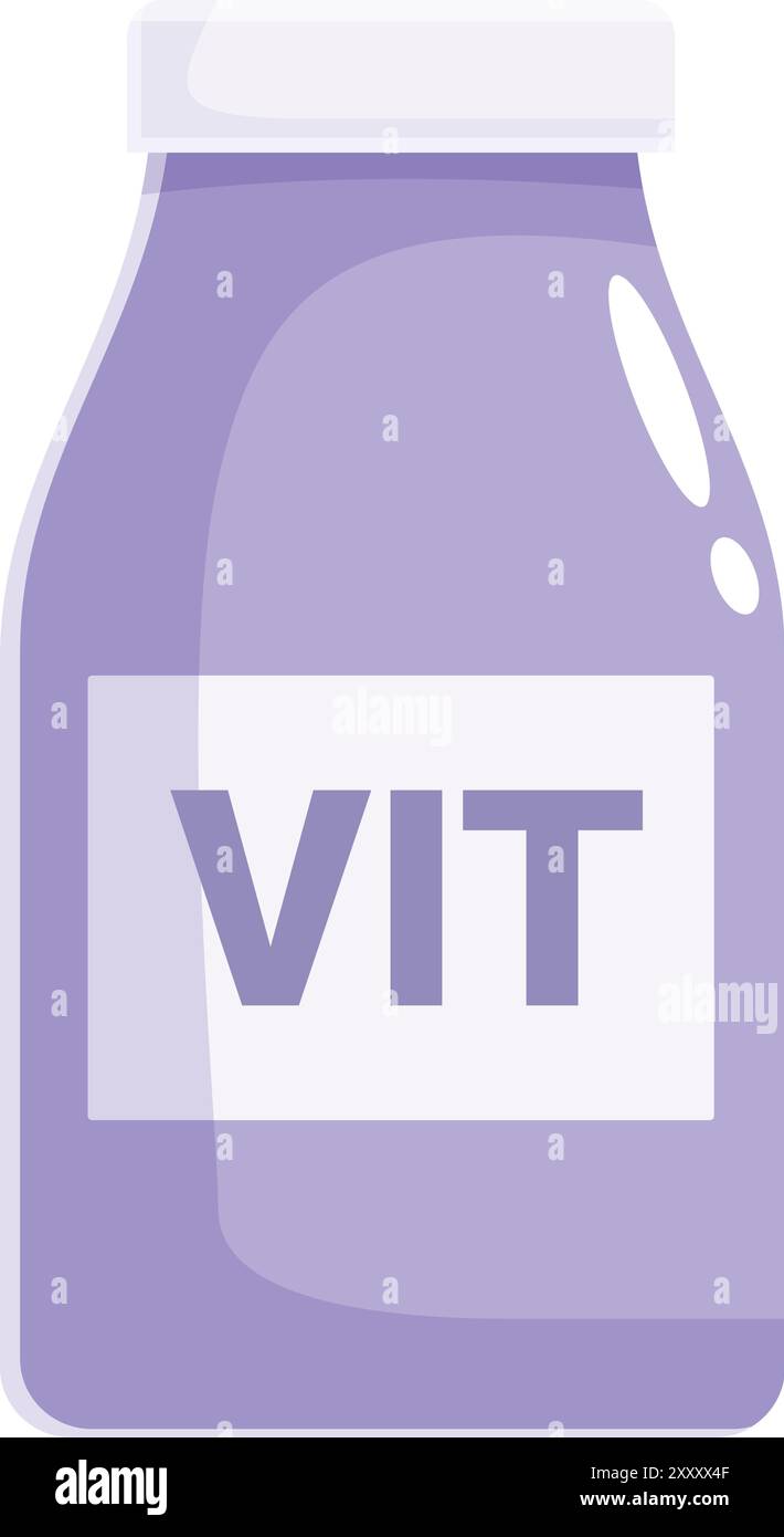 Purple vitamins bottle representing the importance of maintaining a ...