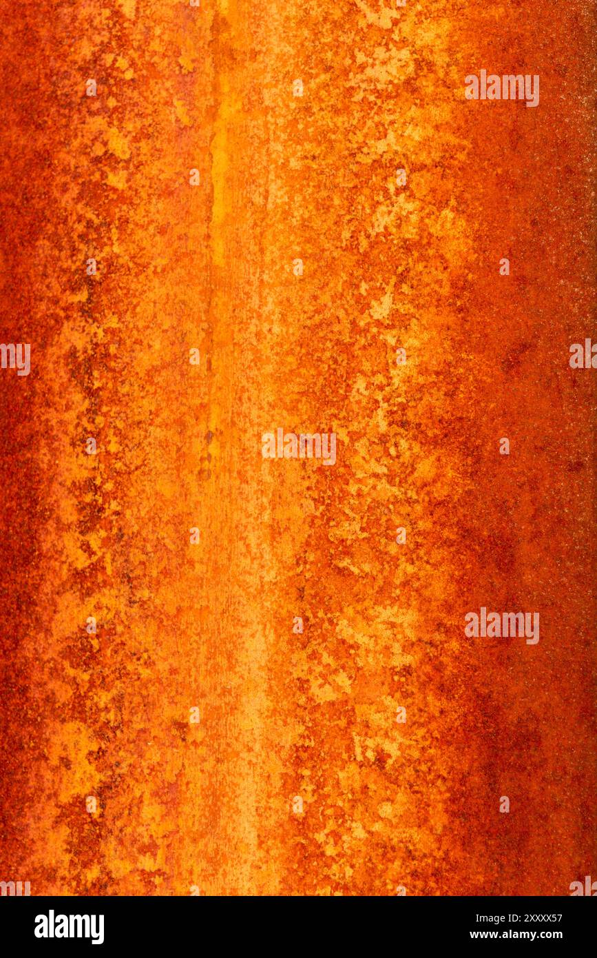 Vertical Close Up Detail of Rusted Orange Metal Background Stock Photo ...