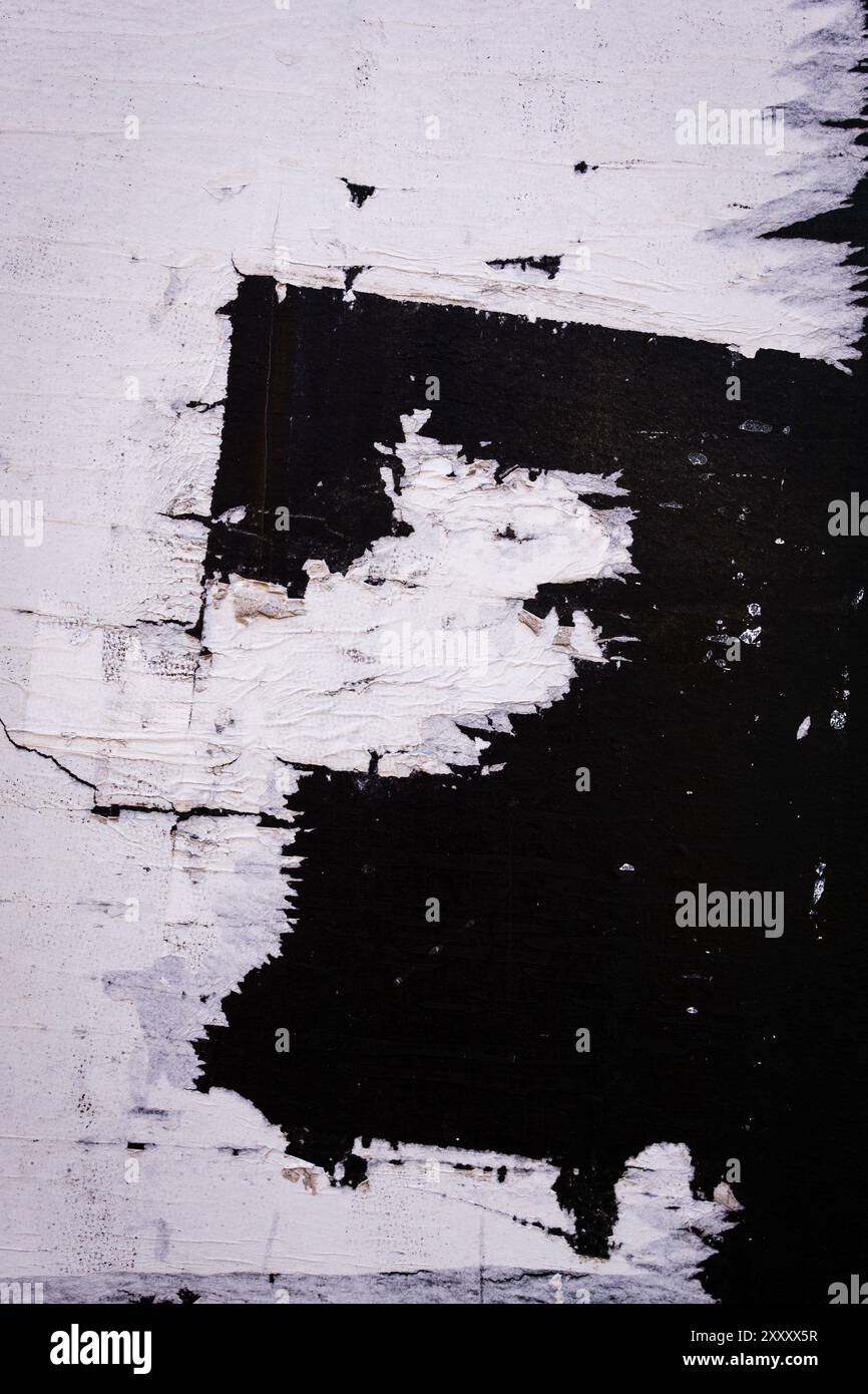 Peeling paint torn paper hi-res stock photography and images - Alamy