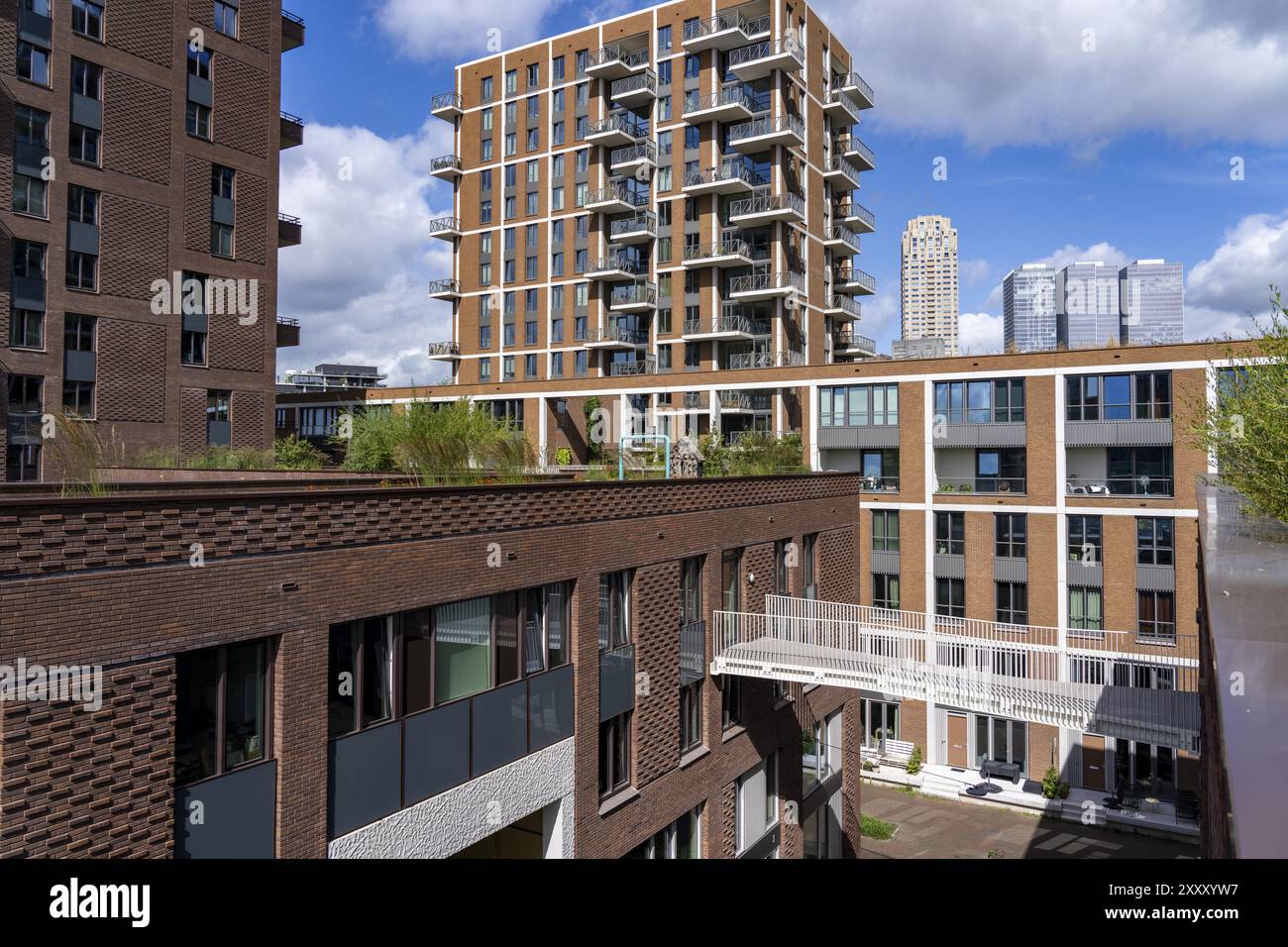 De Groene Kaap residential complex, in the Rotterdam Feijenoord ...