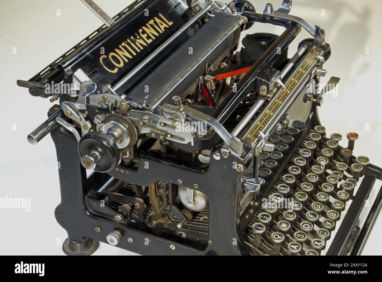 Old mechanical typewriter, Continental brand, hiker-Werke in Siegmar ...
