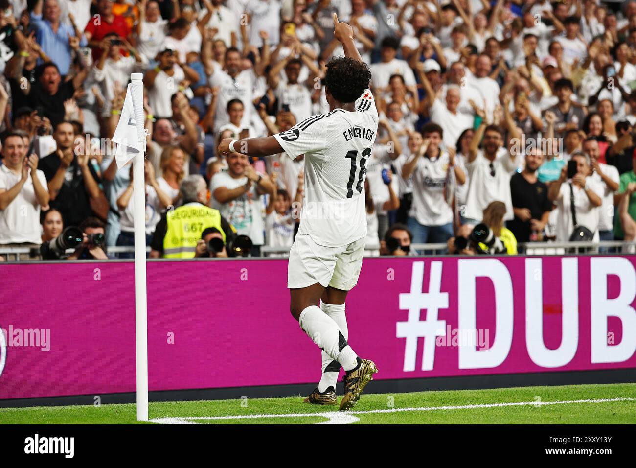 Madrid, Spain. 25th Aug, 2024. Endrick (Real) Football/Soccer : Endrick ...