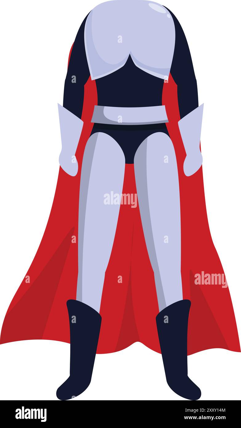 Superhero costume standing tall, ready to protect the innocent and ...
