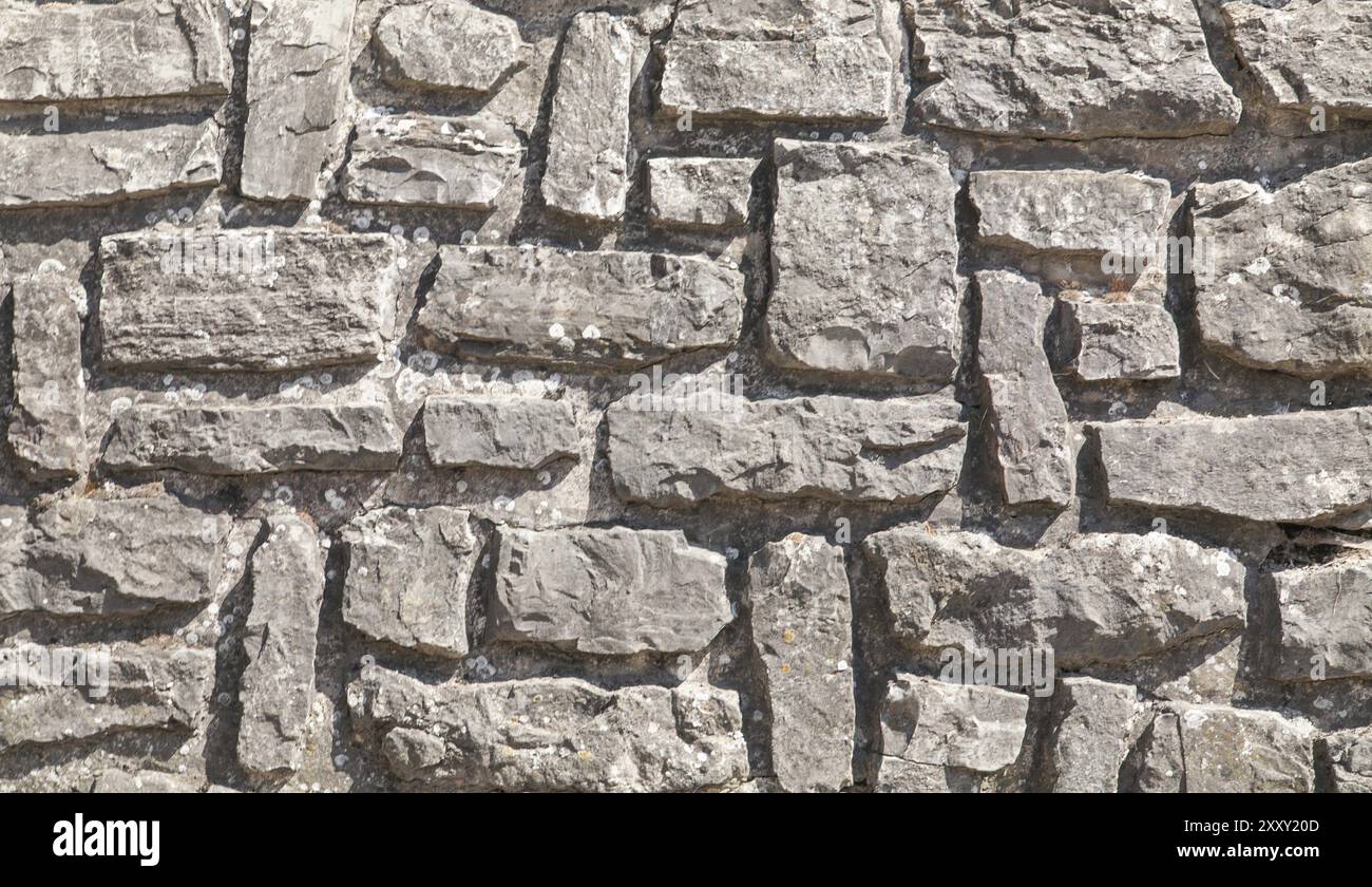 Stone wall texture background natural color. Closeup Stock Photo - Alamy