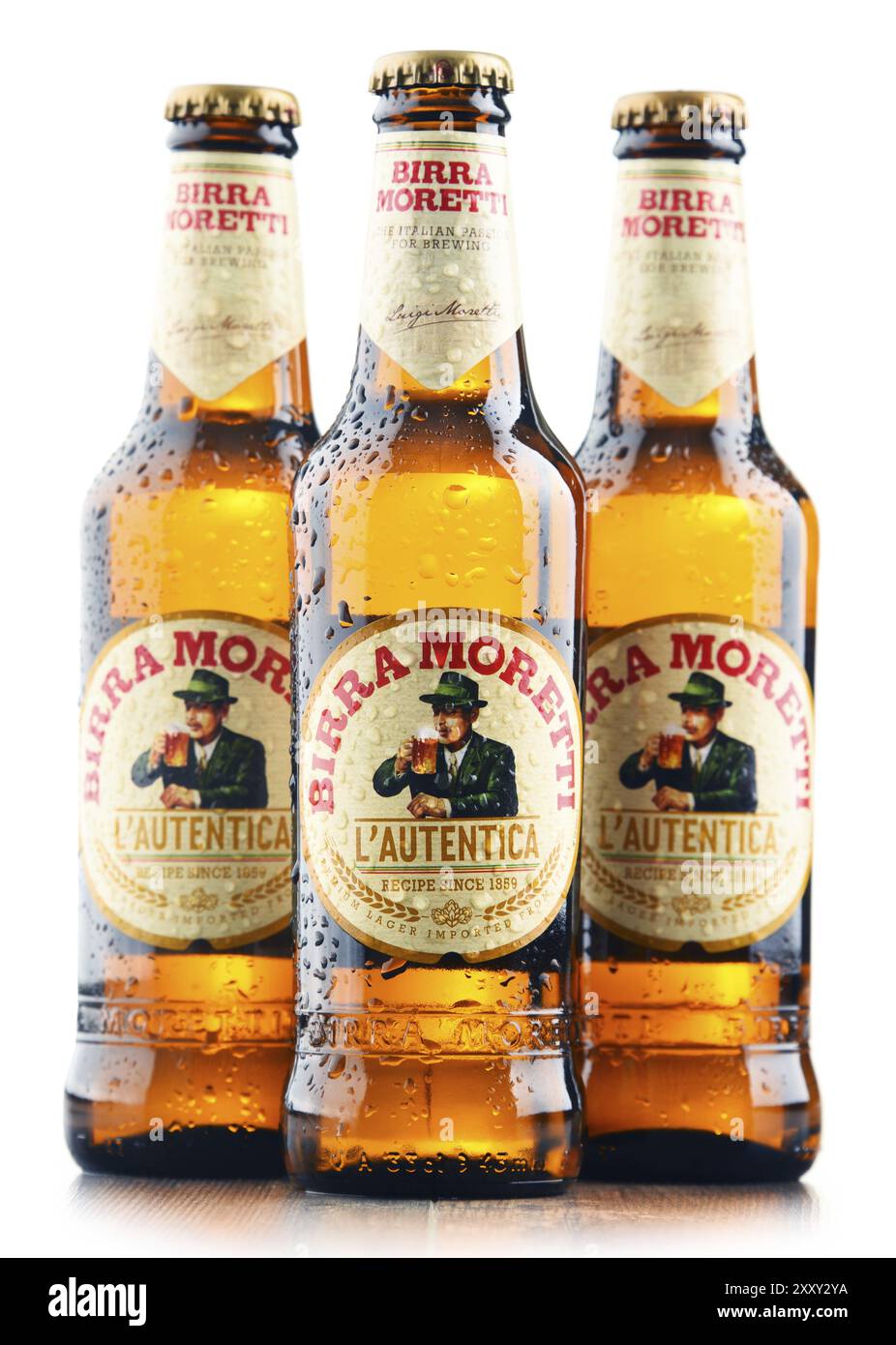 Birra Moretti, Italian brewing company, founded in Udine in 1859 by ...