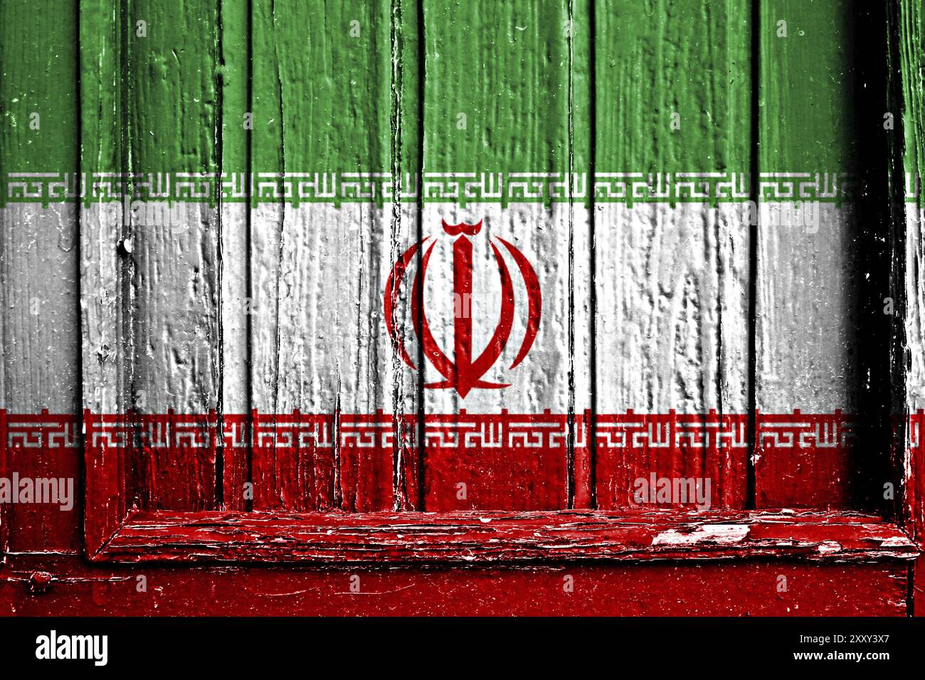 Painted flag iran hi-res stock photography and images - Alamy