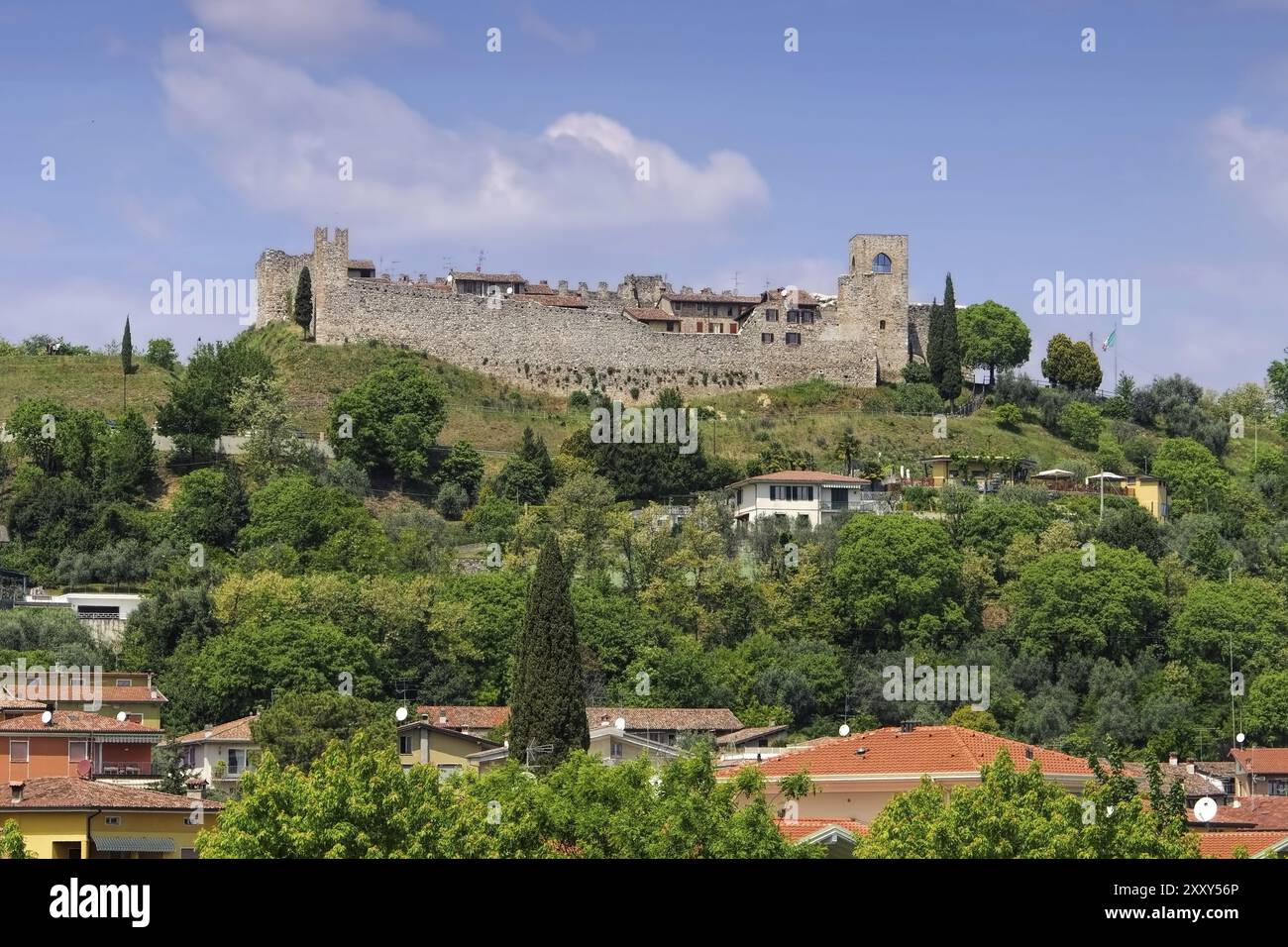 Padenghe sul Garda, Schloss Padenghe sul Garda am Gardasee, Italien ...
