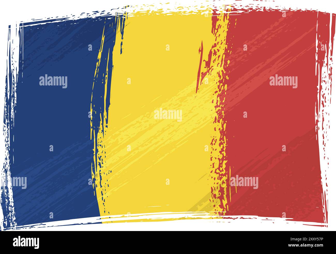 Chad national flag in hi-res stock photography and images - Alamy