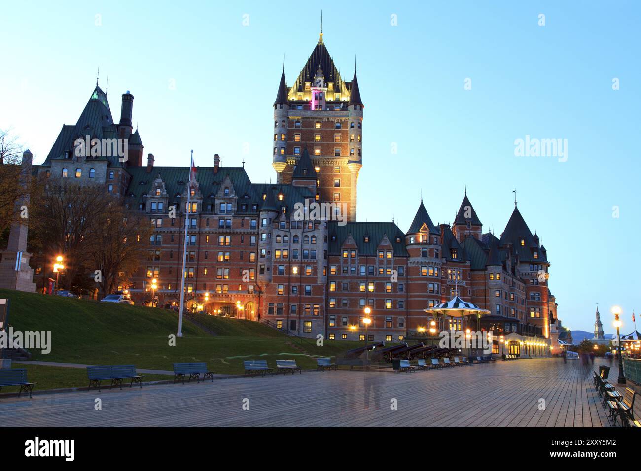 The chateau frontenac in Quebec Stock Photo - Alamy