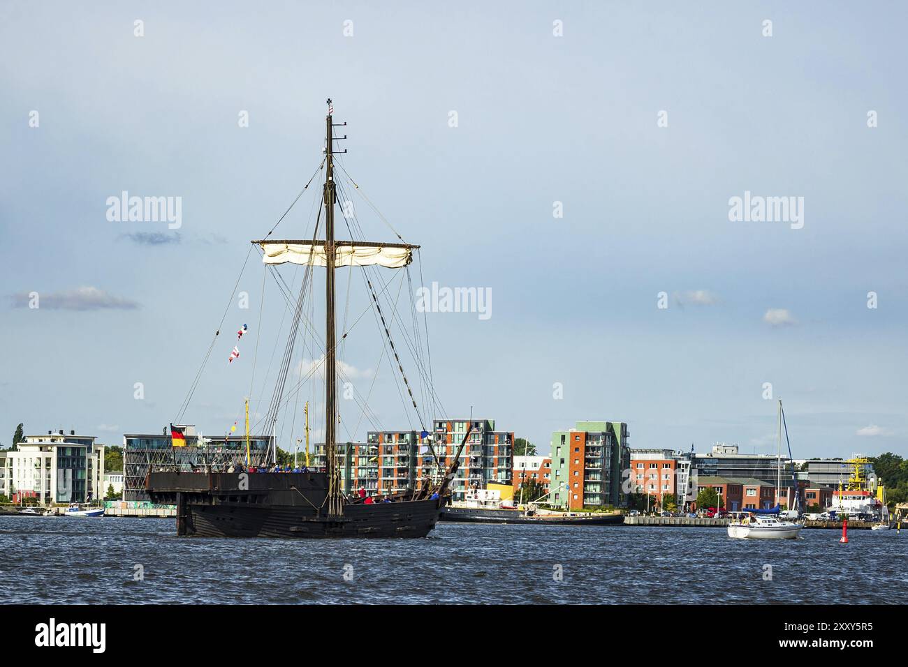 Sailing ships at the Hanse Sail in Rostock Stock Photo - Alamy
