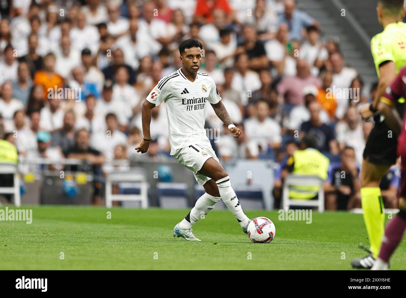 Madrid, Spain. 25th Aug, 2024. Rodrygo Goes (Real) Football/Soccer ...