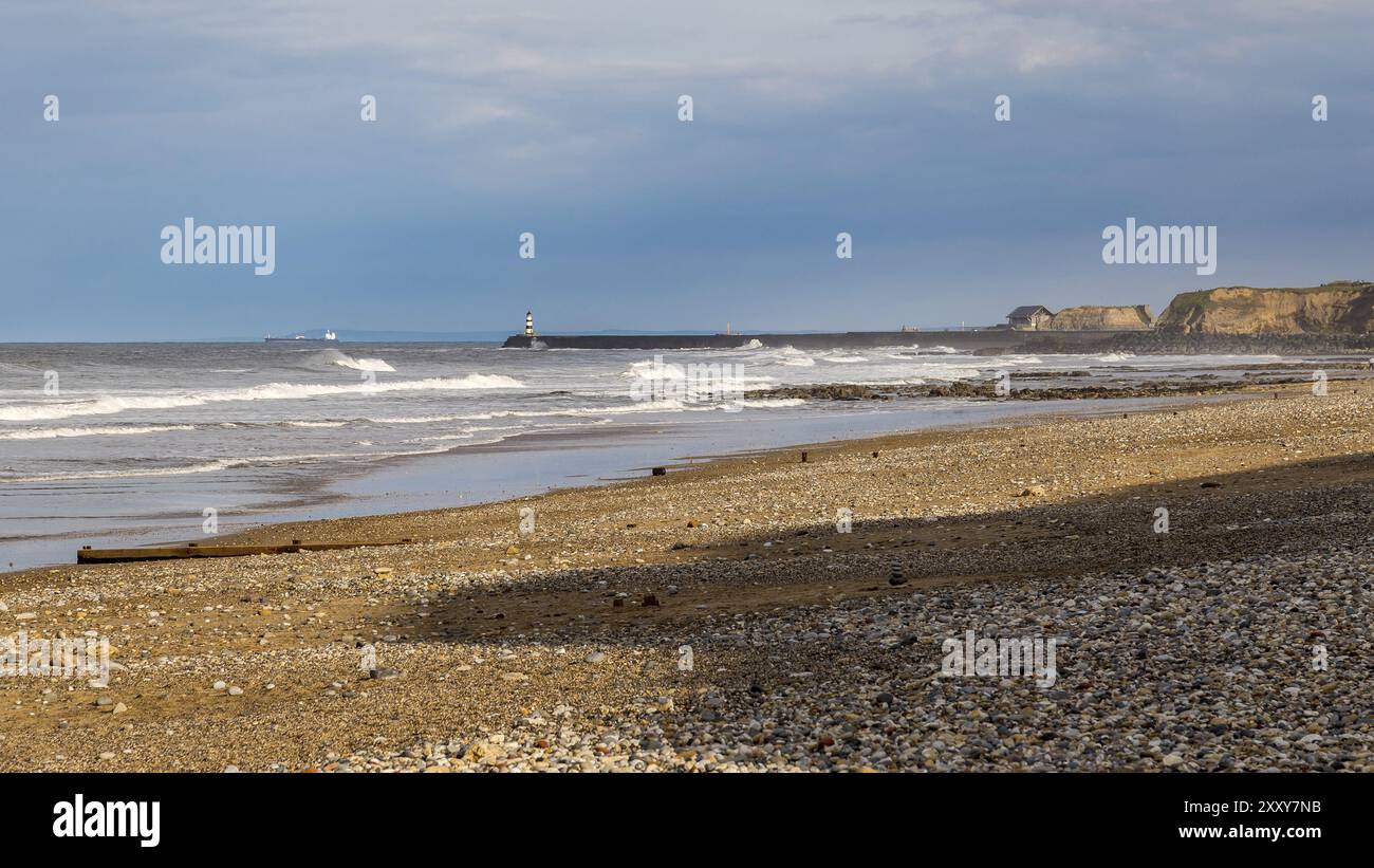 Seaham Hall Beach, County Durham, England, UK Stock Photo - Alamy
