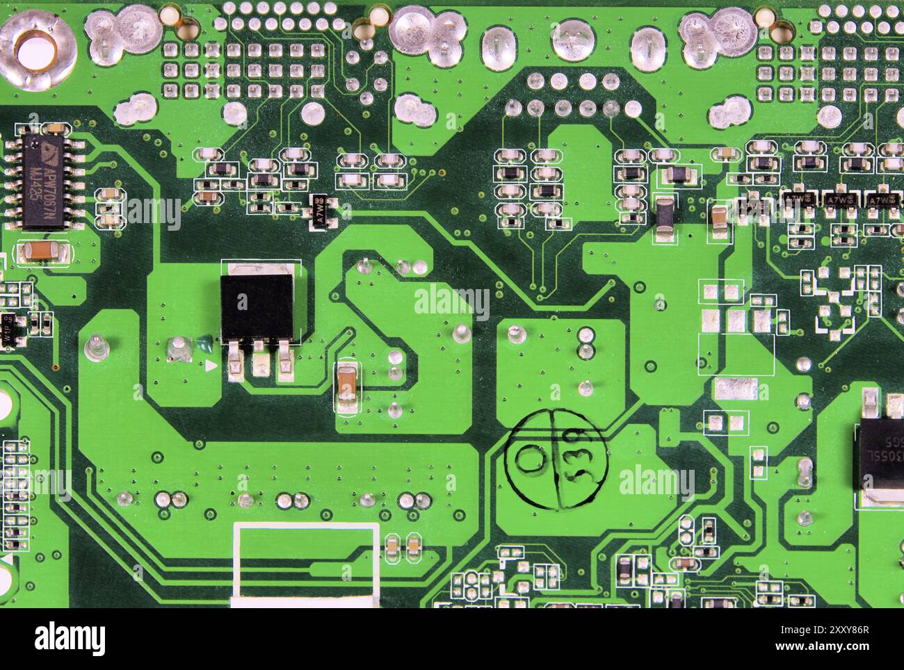 Circuit board, computer card 01 Stock Photo - Alamy