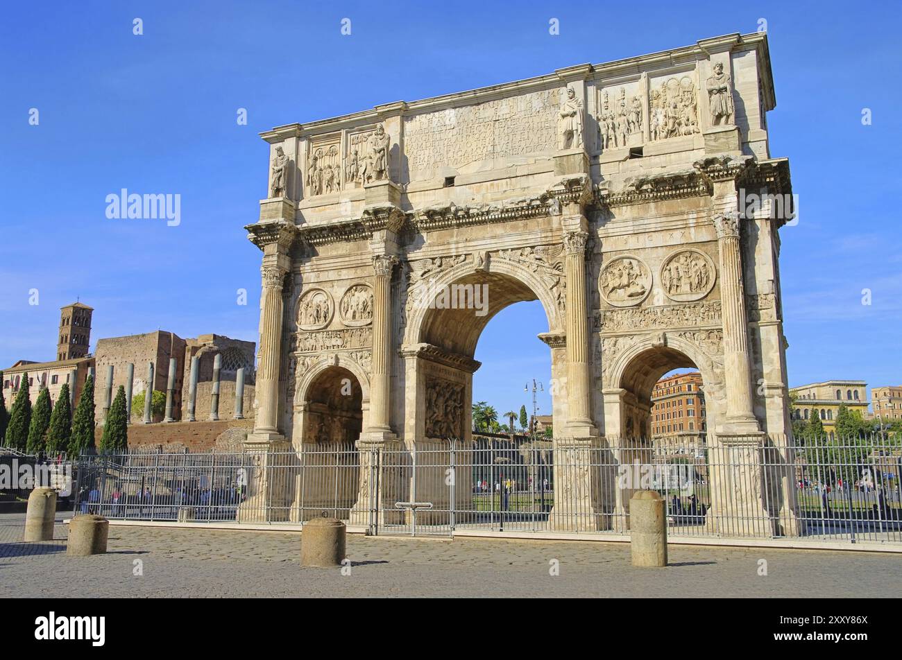 Rome Arch of Constantine, Rome Arch of Constantine 01 Stock Photo - Alamy