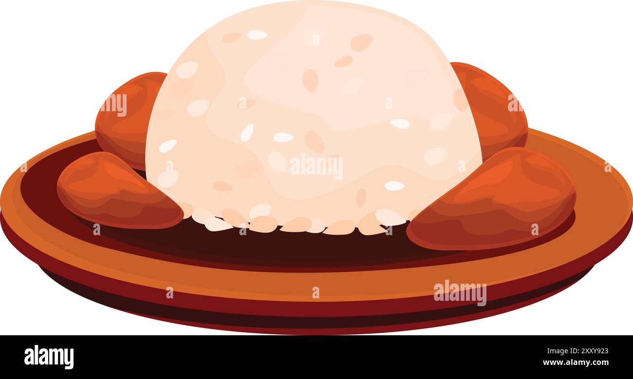 Delicious arab food, featuring a plate of rice and meat, perfect for ...