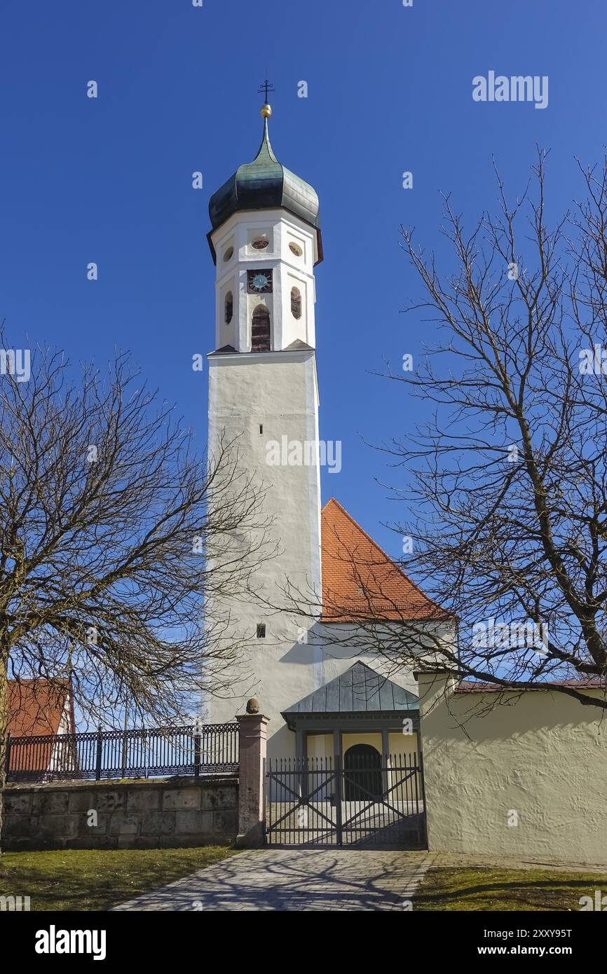Old parish church of St Mauritius, Mauritiuskirche, church, sacred ...
