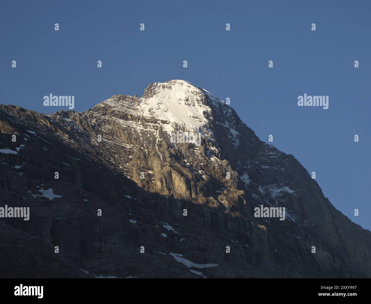 Peak Of The Eiger Stock Photo - Alamy