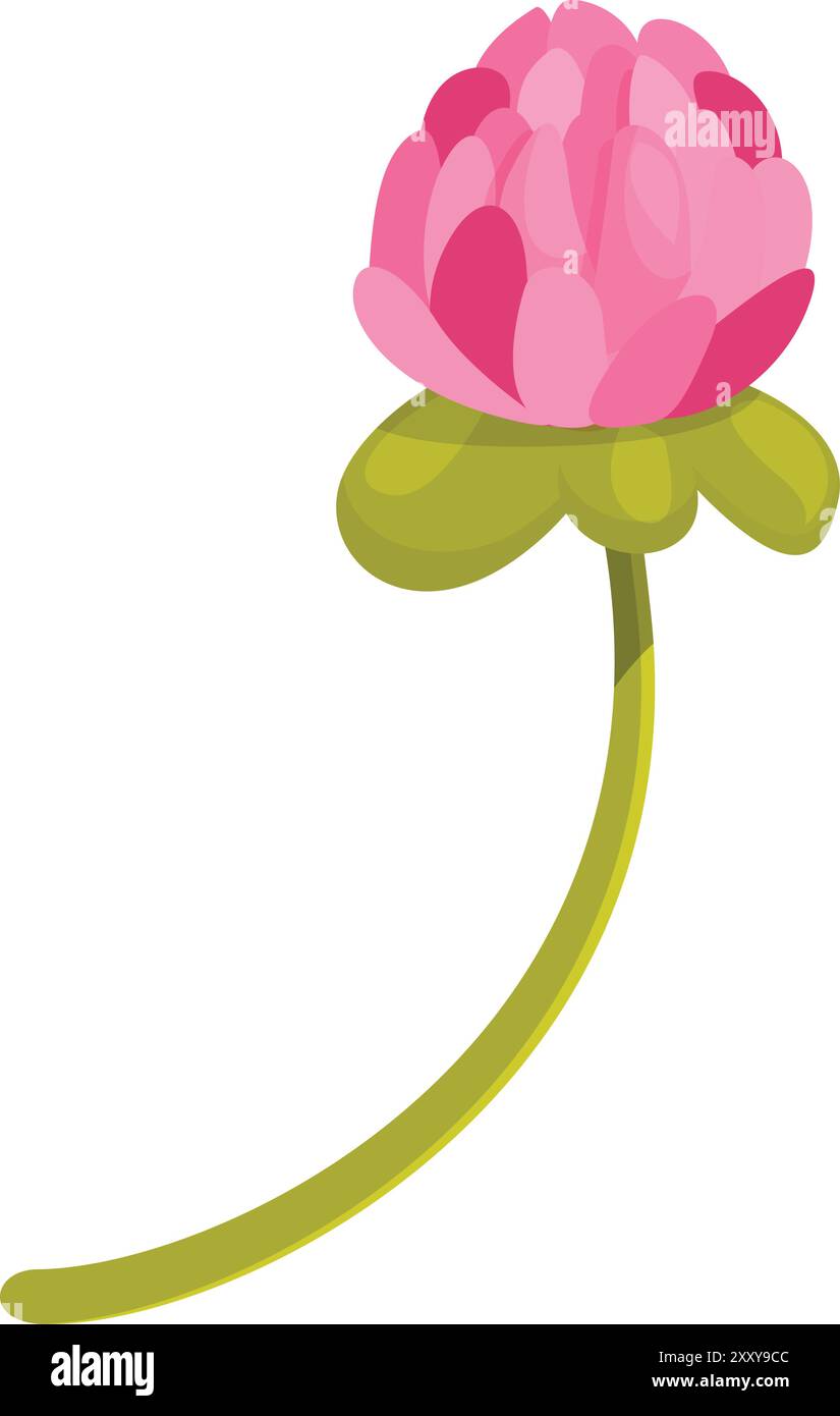 Beautiful green clover field Stock Vector Images - Alamy