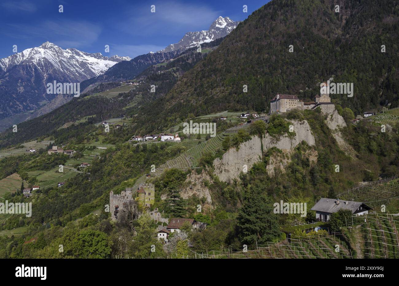 Brunnenburg castle hi-res stock photography and images - Alamy