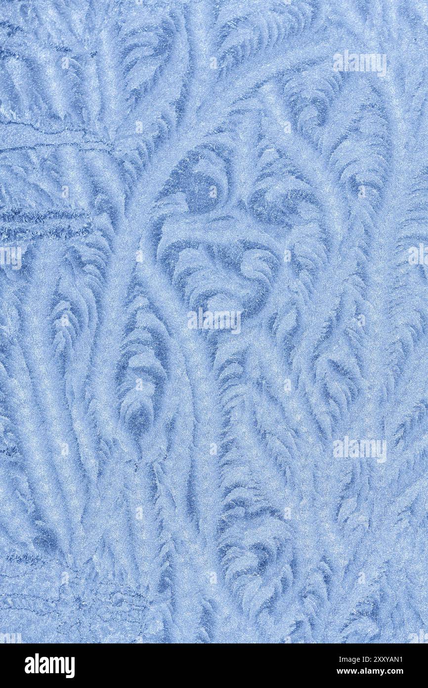 Natural ice patterns on glass Stock Photo - Alamy