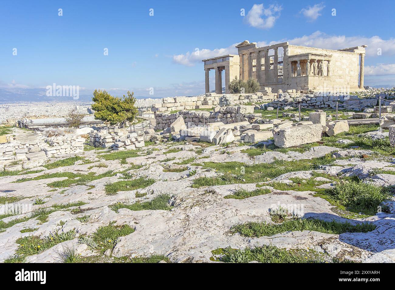 Concordia Temple Acropolis in Athens Stock Photo - Alamy