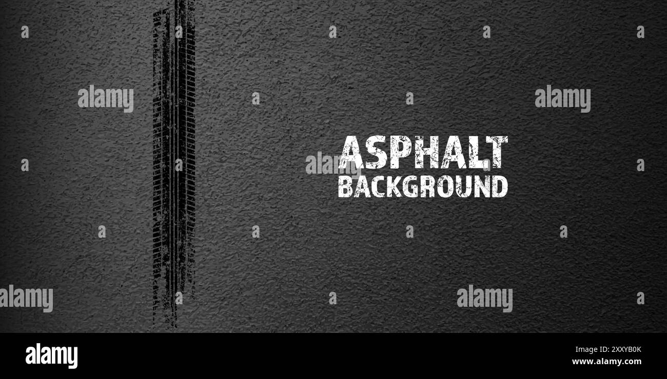 Black marks braking car Stock Vector Images - Alamy