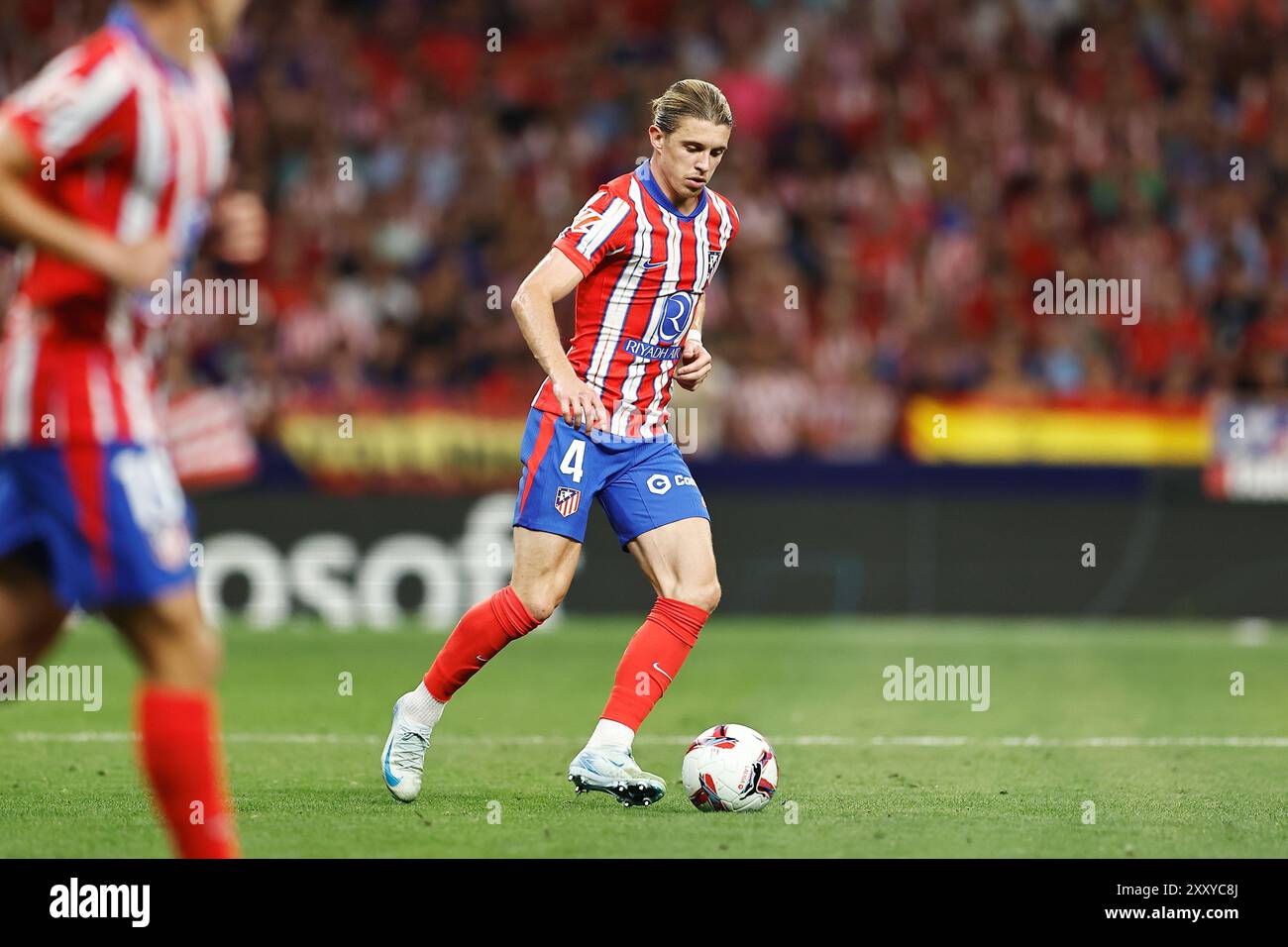 Madrid, Spain. 25th Aug, 2024. Conor Gallagher (Atletico) Football ...