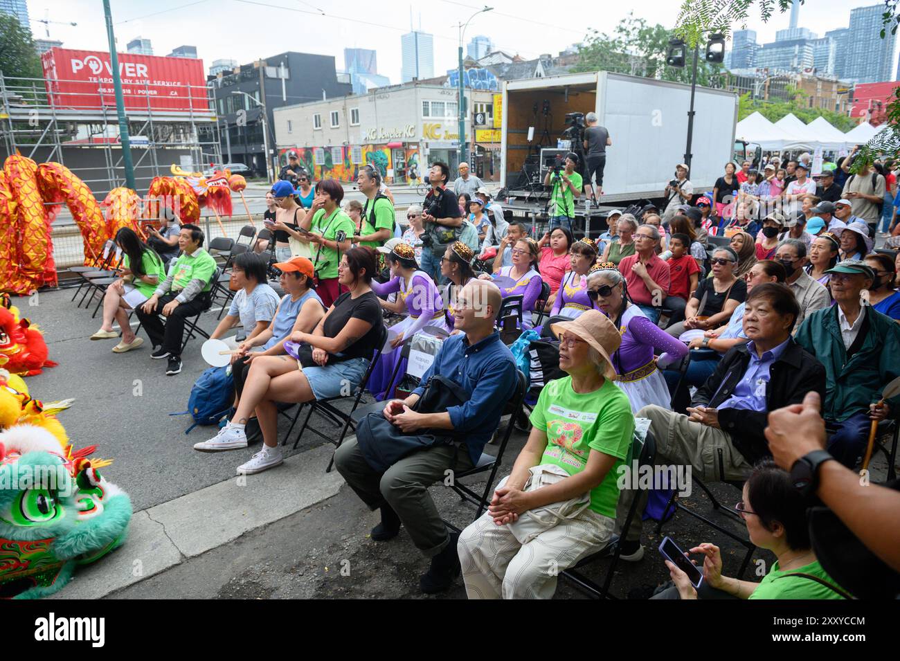 Toronto, ON, Canada - August 17, 2024: Open ceremony of the Toronto ...