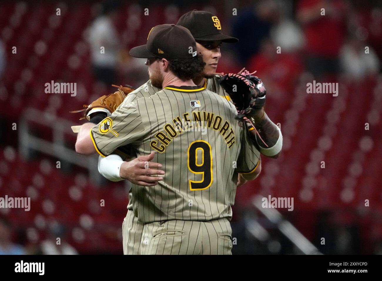San Diego Padres' Manny Machado and teammate Jake Cronenworth (9 ...