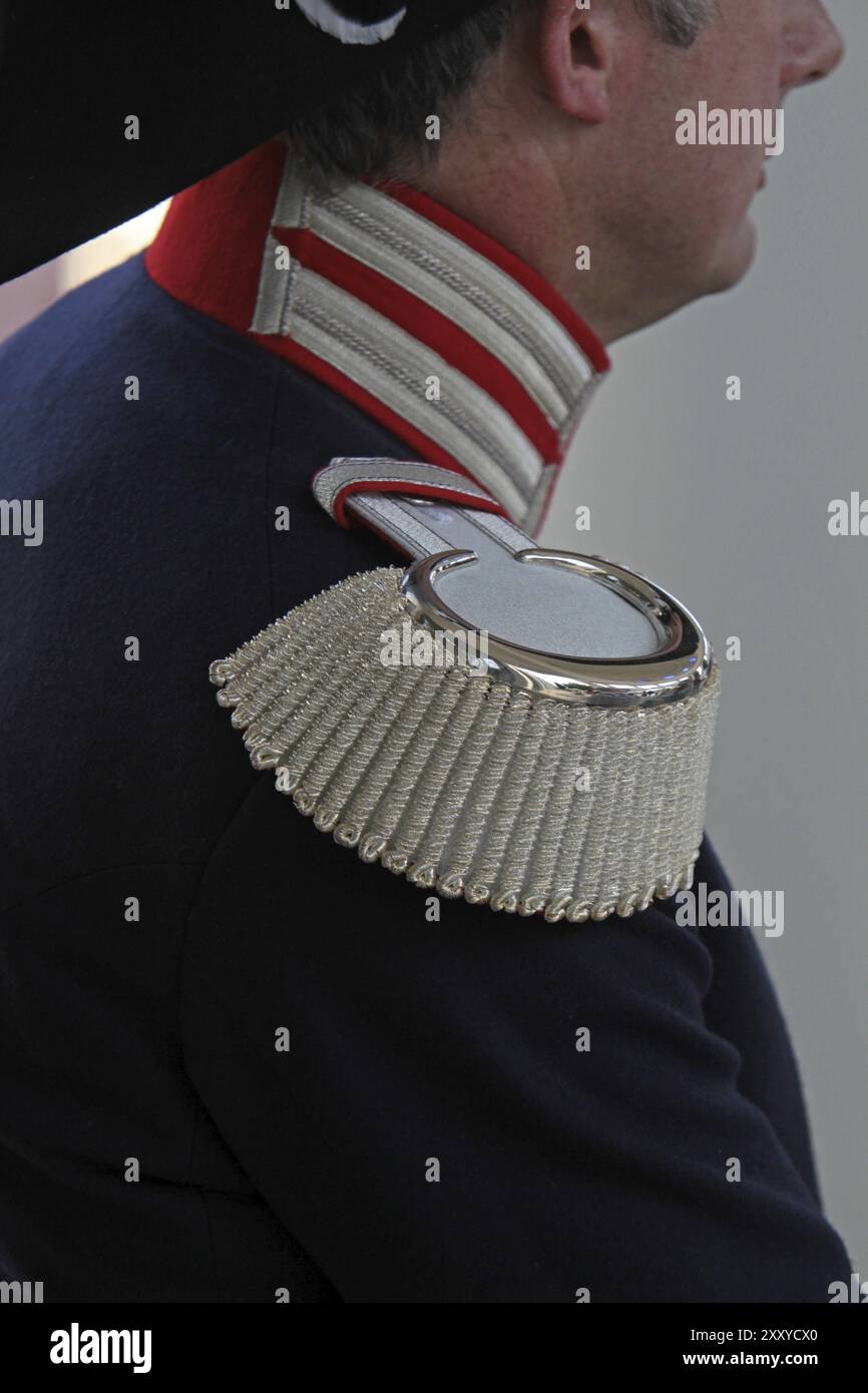 Epaulettes of a historical uniform Stock Photo - Alamy