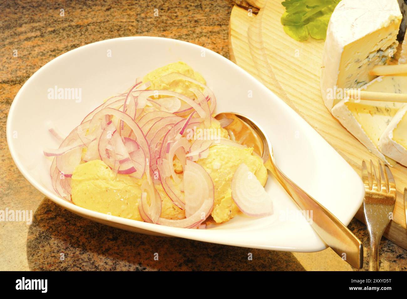 Cream cheese with onions, Obatzter, Obatzda, Obazda, cream cheese with ...