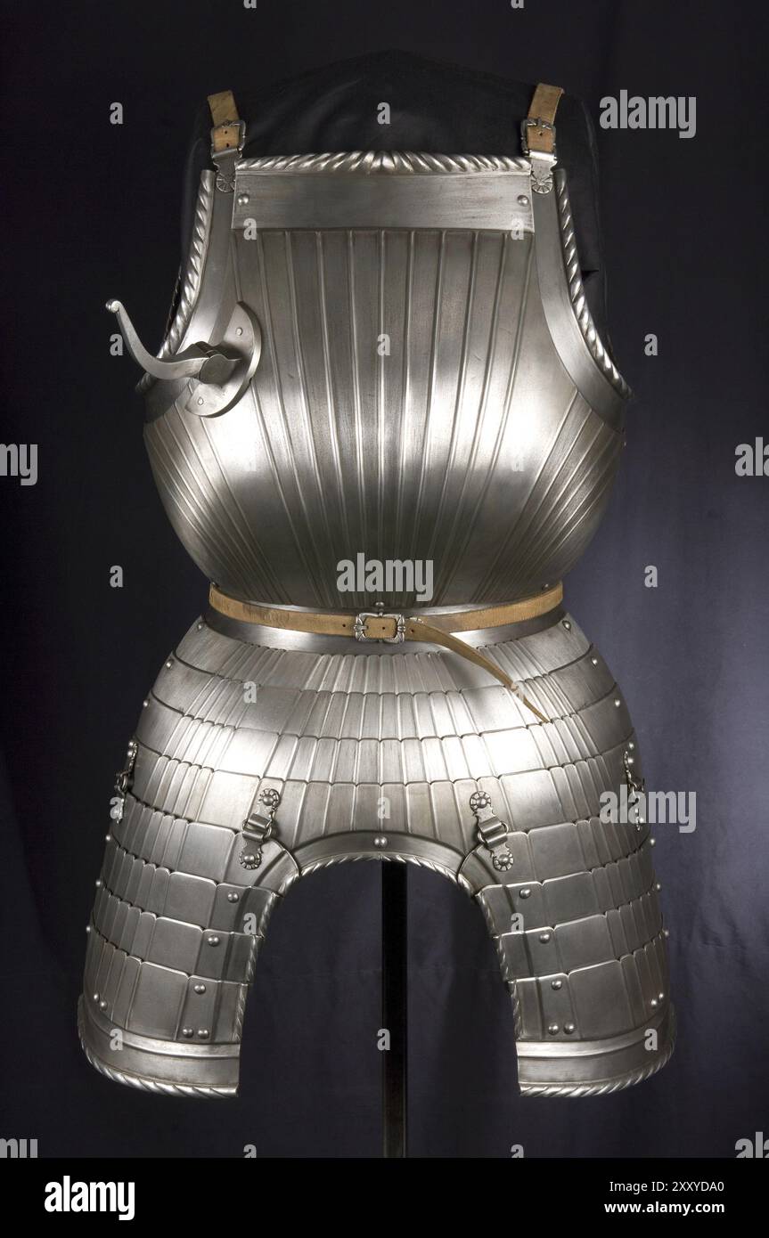 Armor of the Medieval Knight. Metal protecting the soldier from enemy ...