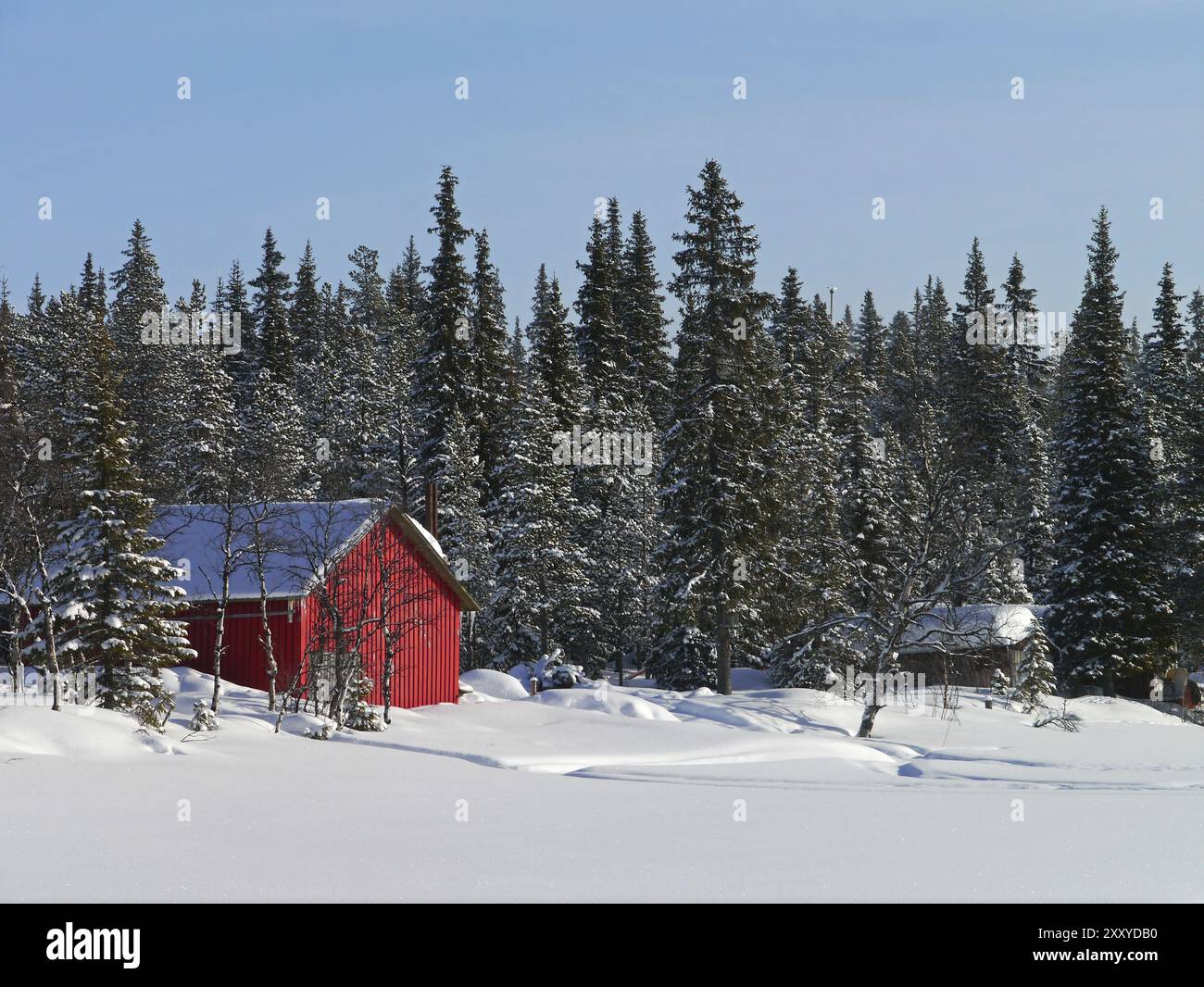Red timber house finland hi-res stock photography and images - Alamy