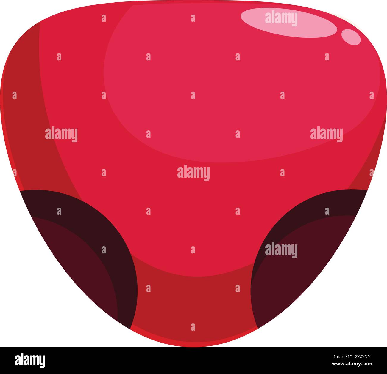 Cartoon nose smelling something stinky, ideal for animations or ...