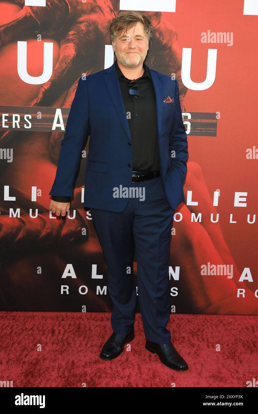 LOS ANGELES - AUG 12: Benjamin Wallfisch at the Alien: Romulus World ...