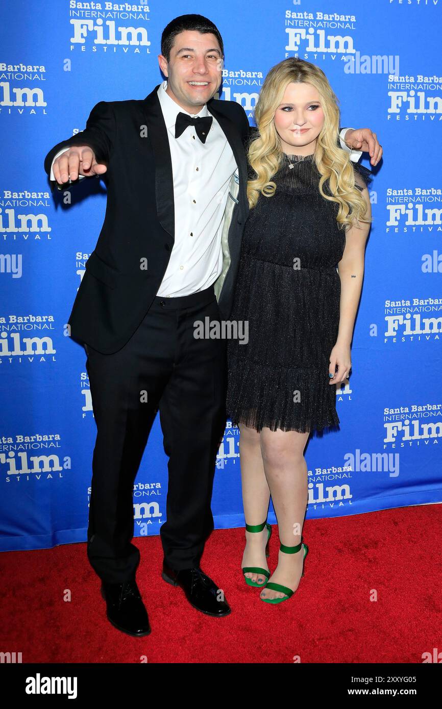 LOS ANGELES - FEB 8: Ira Kunyansky, Abigail Breslin at the Miranda's ...