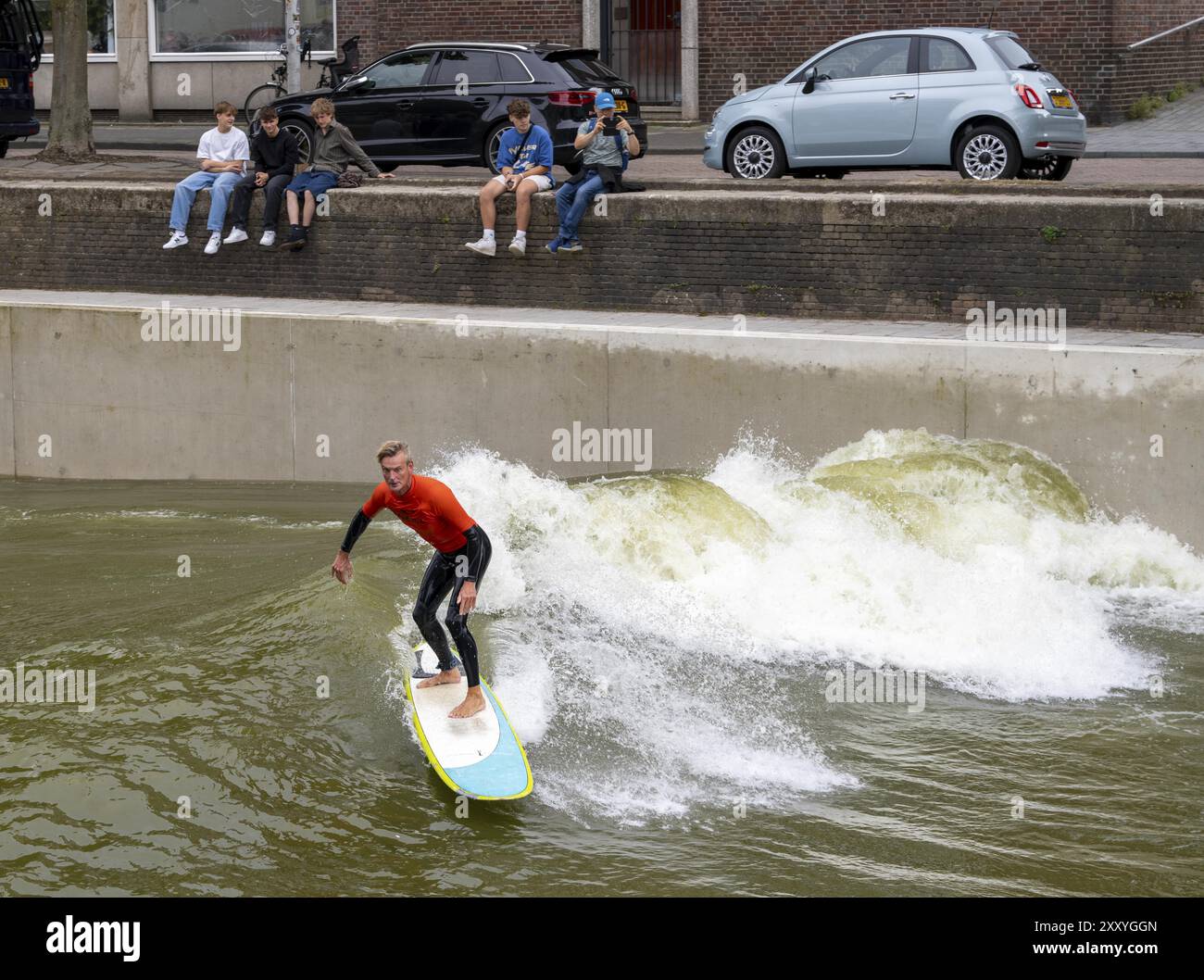Surfing facility in the city centre of Rotterdam, Rif010, supposedly ...