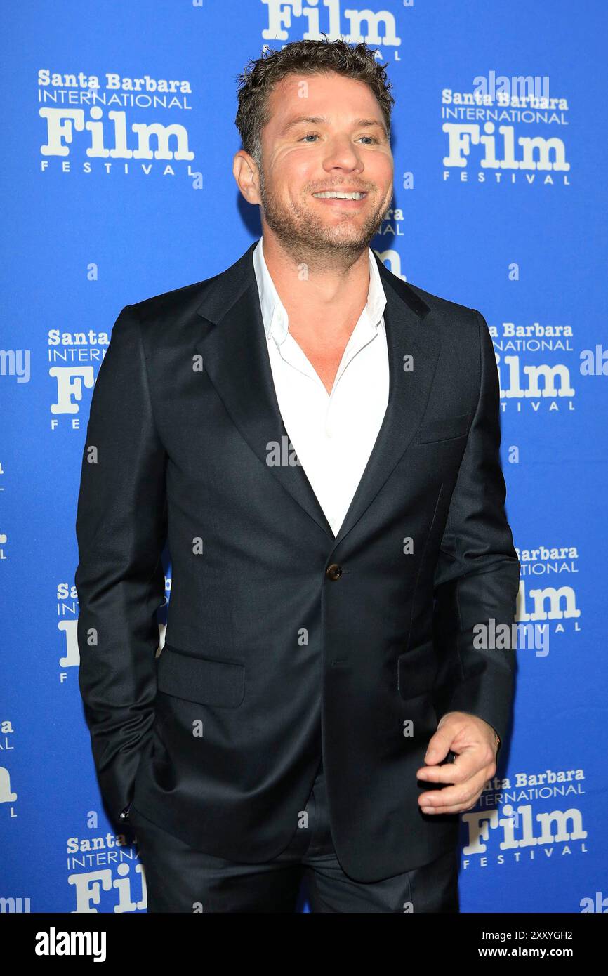 LOS ANGELES - FEB 8: Ryan Phillippe at the Miranda's Victim Premiere at th Santa Barbara ...