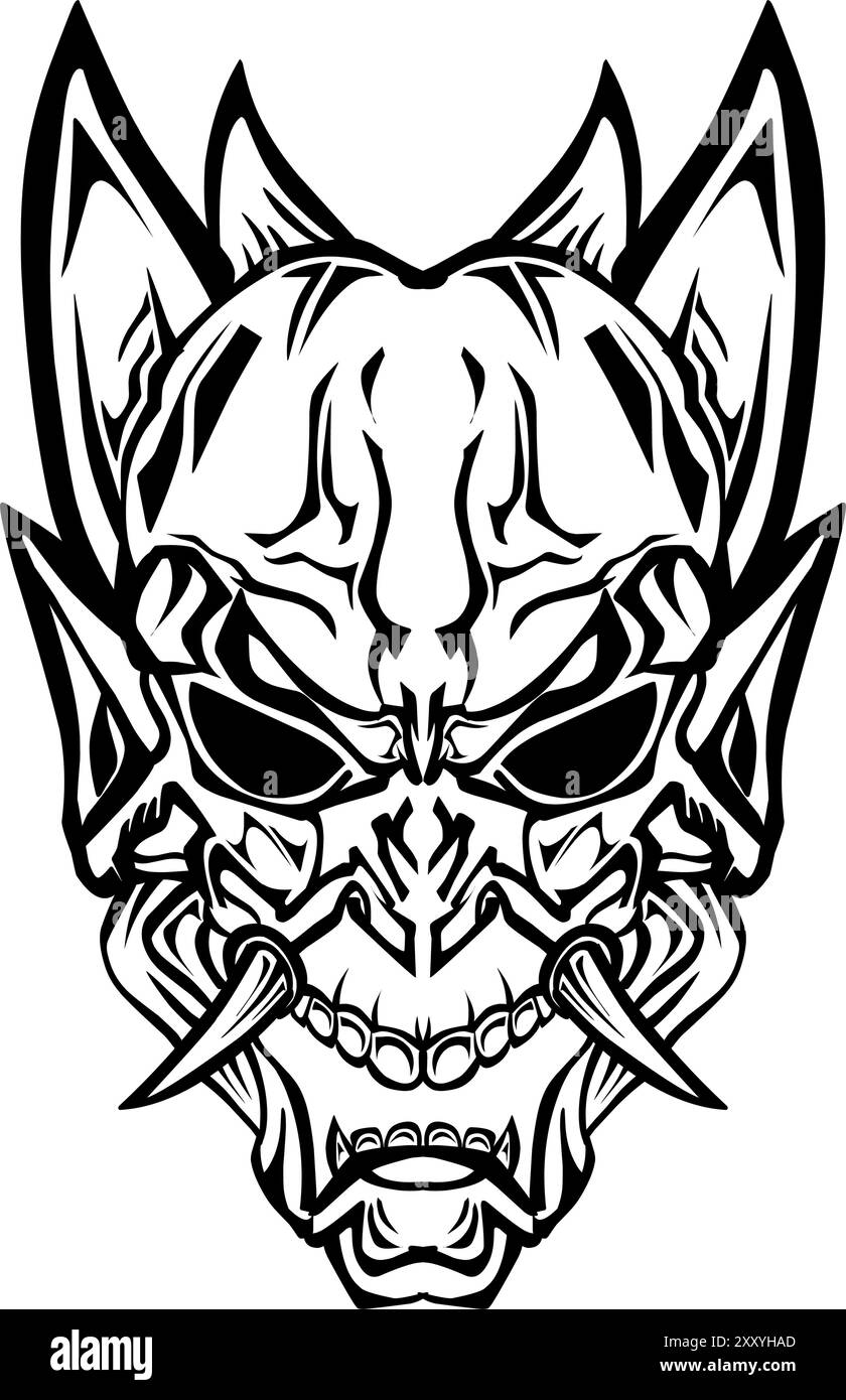 Hannya Maske Tatovering