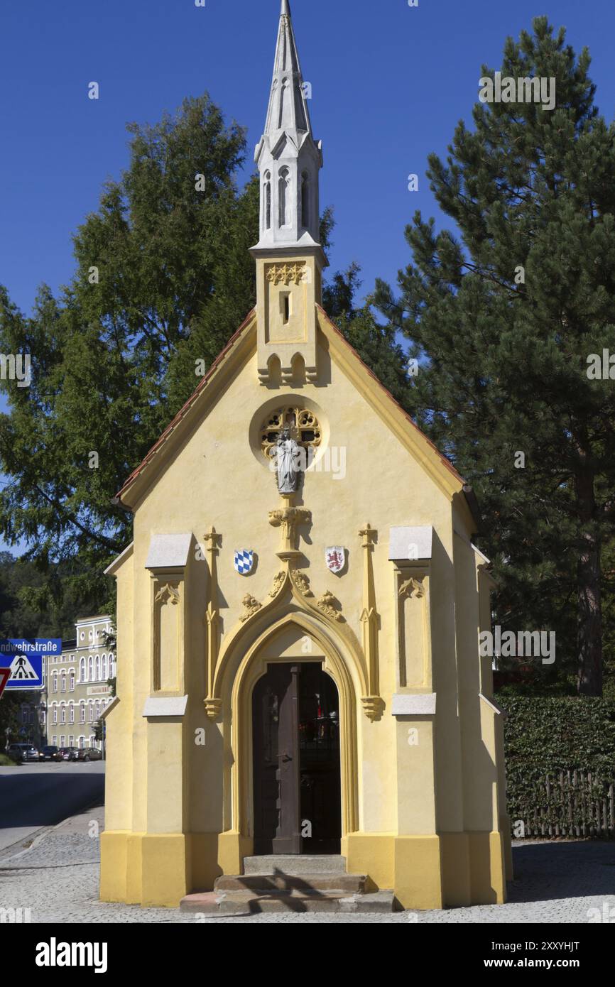 Max Emanuel Chapel in moated castle am Inn, Bavaria Stock Photo - Alamy