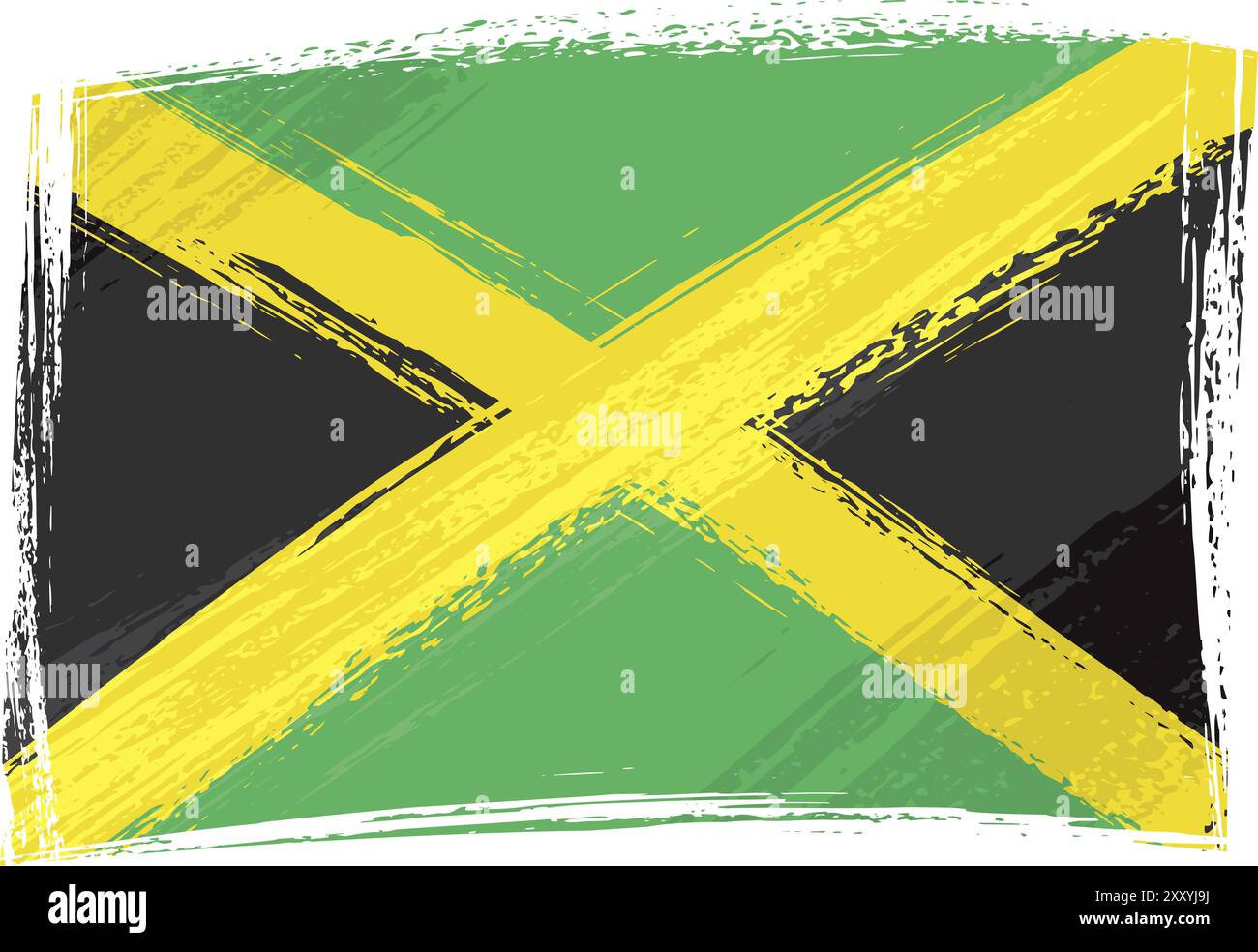 Jamaica national flag created in grunge style Stock Photo - Alamy Jamaica national flag created in grunge style Stock Photo - Alamy